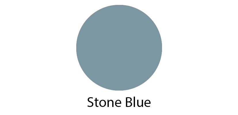 Farrow and Ball Stone Blue - Silver Wall Art, Contemporary Art UK