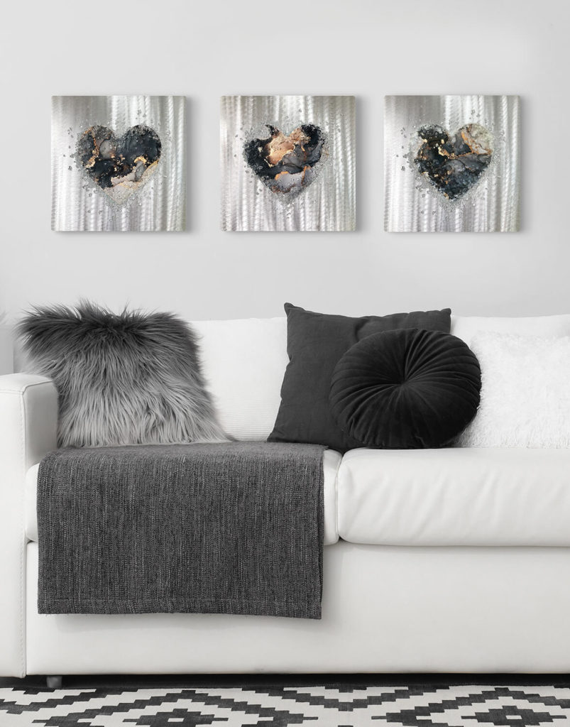 Wall Art Sets - Silver Wall Art, Contemporary Art UK